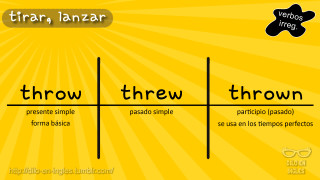 t175 throw threw thrown | Dilo en Inglés